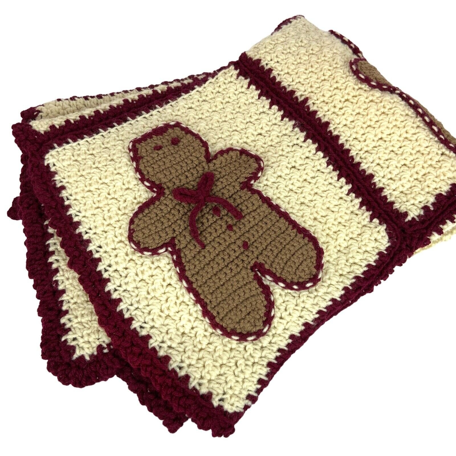 Crochet Gingerbread Blanket - Etsy