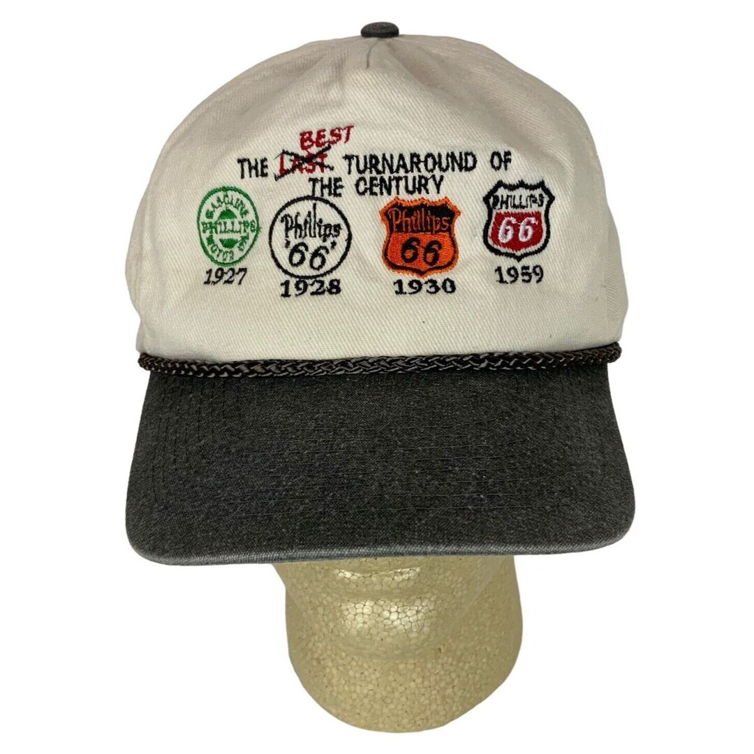 Phillips 66 Co History Hat Turnaround of Century Embroidered Canvas ...