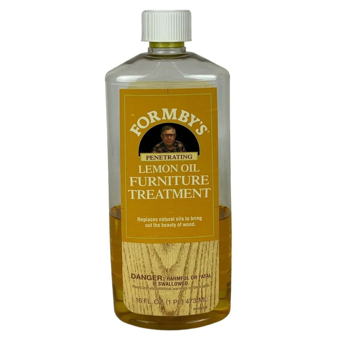 Formbys Penetrating Lemon Oil Furniture Treatment 16 Oz Bottle 50% Full ...
