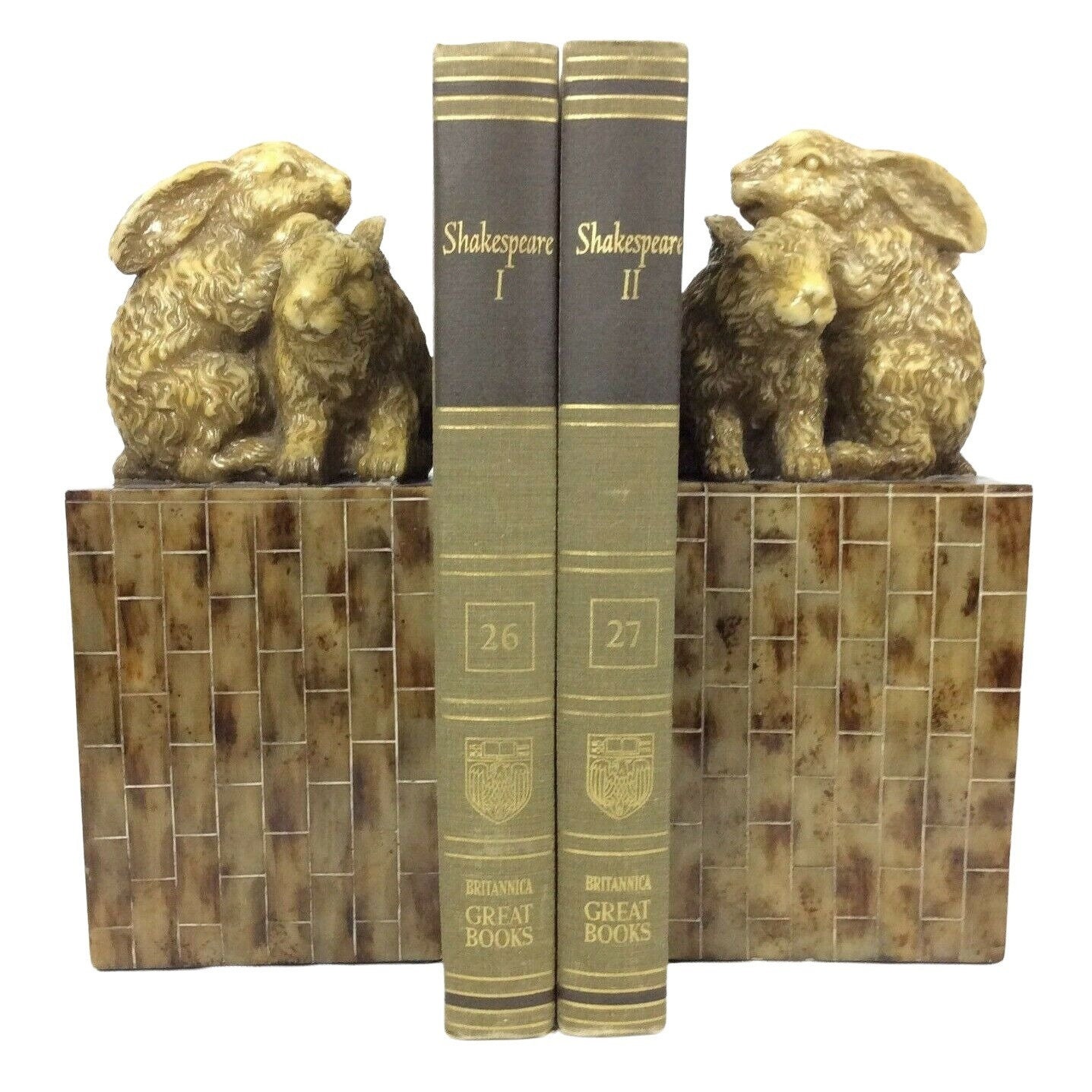 Golf Bookends Signed John Cutrone for Austin Sculptures 2 Piece Set ...