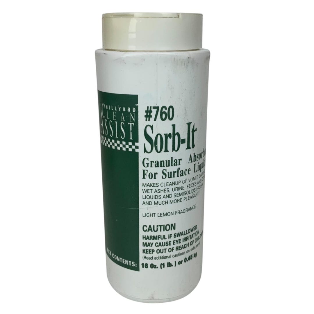 Hillyard Clean Assist Sorb-it #760 Granular Absorbent 16 Oz Bottle 90% ...
