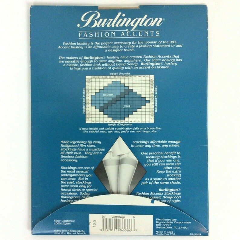 Burlington Fashion Accents Stockings Thigh Highs Medium Crystal Beige ...