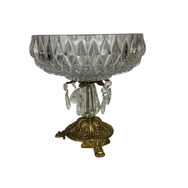 Gold Pedestal Bowl - Etsy