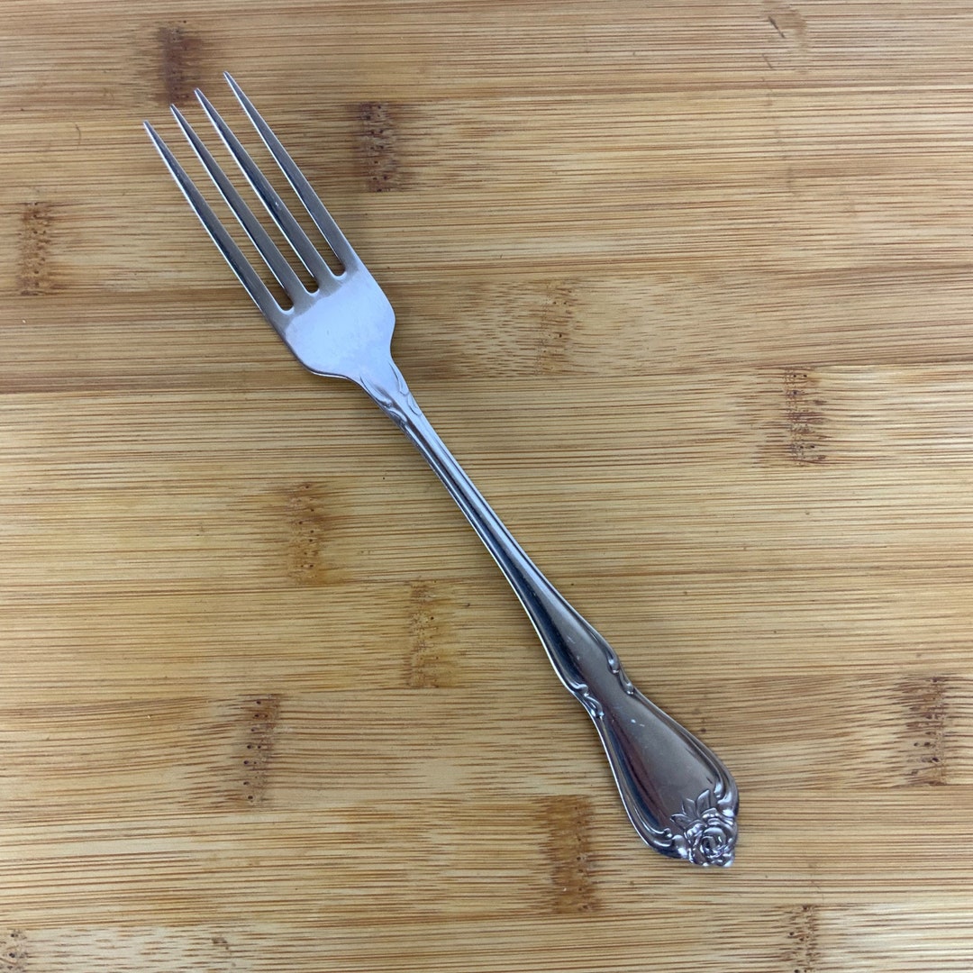 Oneida Arbor Rose True Rose ONE Dinner Fork Stainless Steel Flatware ...
