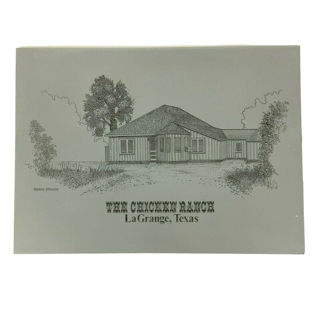Metal Etching Wall Plaque the Chicken Ranch Brothel La Grange Texas by ...