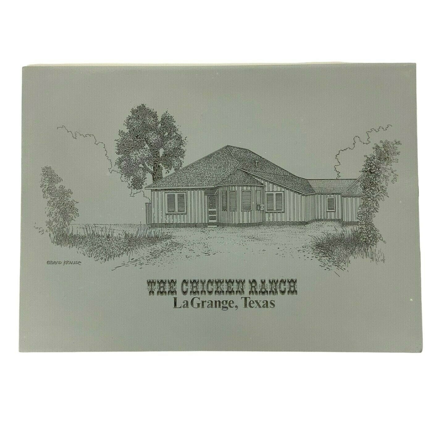 Metal Etching Wall Plaque the Chicken Ranch Brothel La Grange Texas by ...