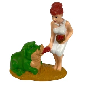Flintstones Movie Wilma & Pigasaurus 1994 Collectible PVC Toy Figure - Etsy