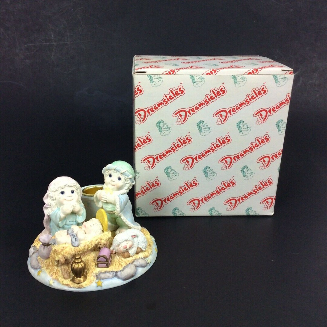 Dreamsicles Angels Holy Family Nativity Candle Holder 10148 Star of ...