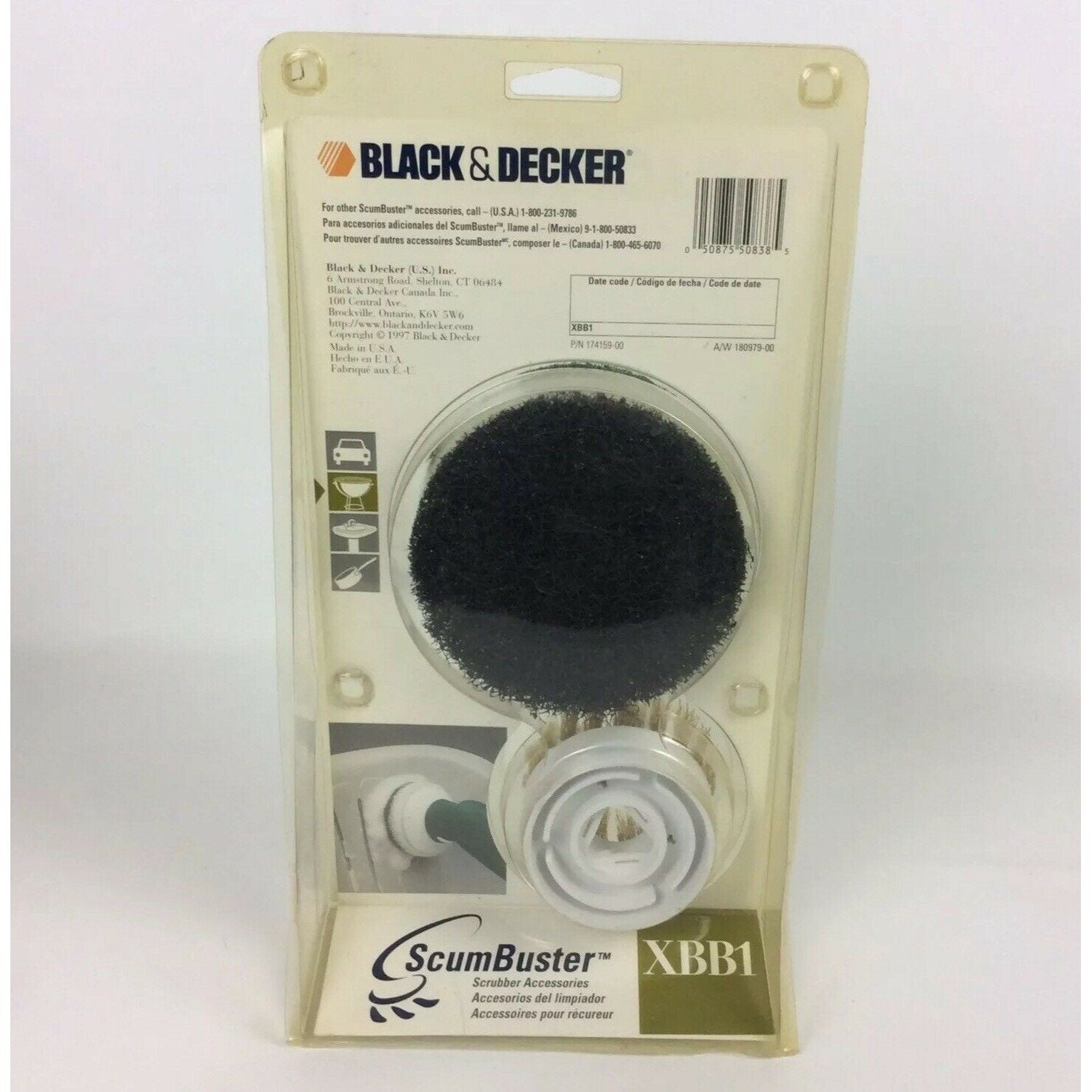 Black & Decker XBB1 Scumbuster Replacement Wire Brush Coarse - Etsy