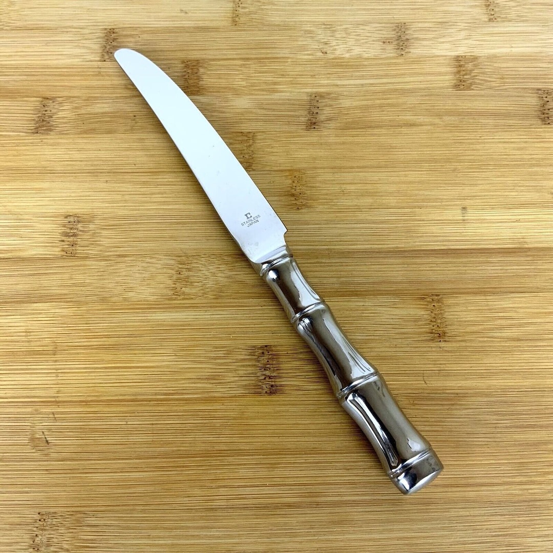 Lifetime Cutlery IC Bamboo Dinner Knife Stainless Steel Flatware Japan ...