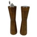 Wood Salt Shaker Pepper Mill Grinder Set Hourglass Shape Vintage Mid ...
