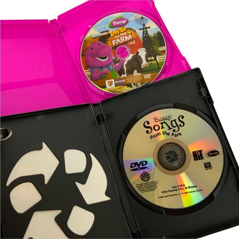 Barney & Friends 8 DVD Lot Animals Abcs Fairy Tales Farm Songs | Etsy