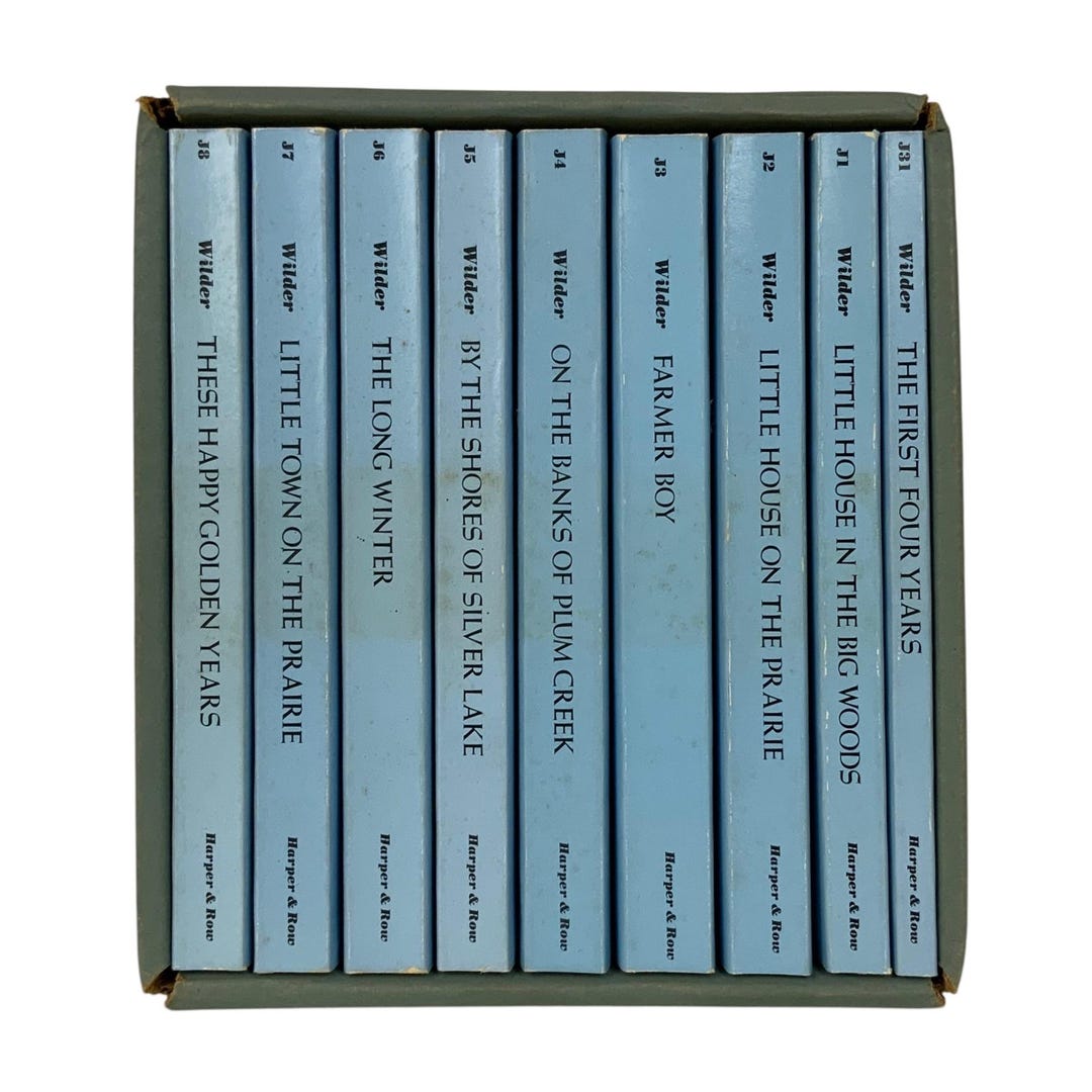 Laura Ingalls Wilder Little House on the Prairie Complete Box Set 9 ...