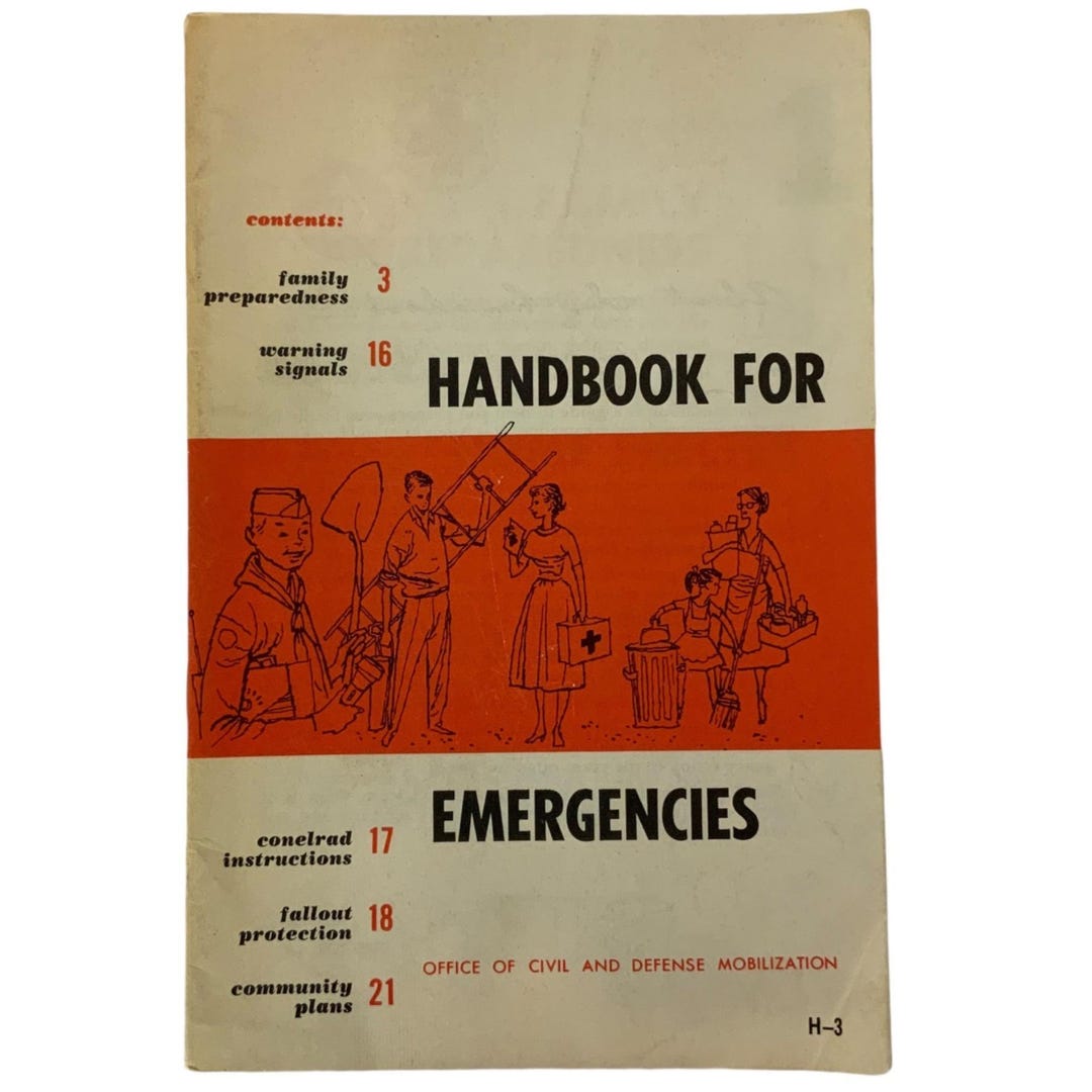 Handbook for Emergencies Booklet Office of Civil and Defense ...