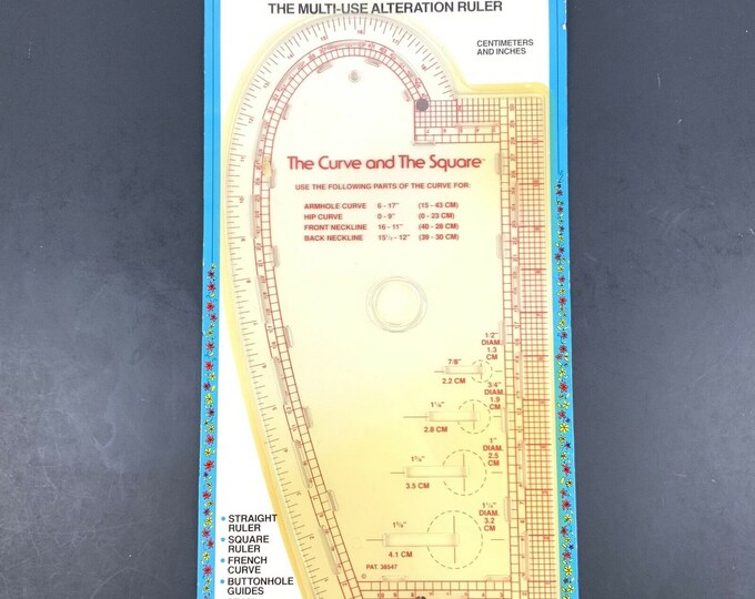 The Curve and the Square Dressmaker's Alteration Multi-ruler NEW ...