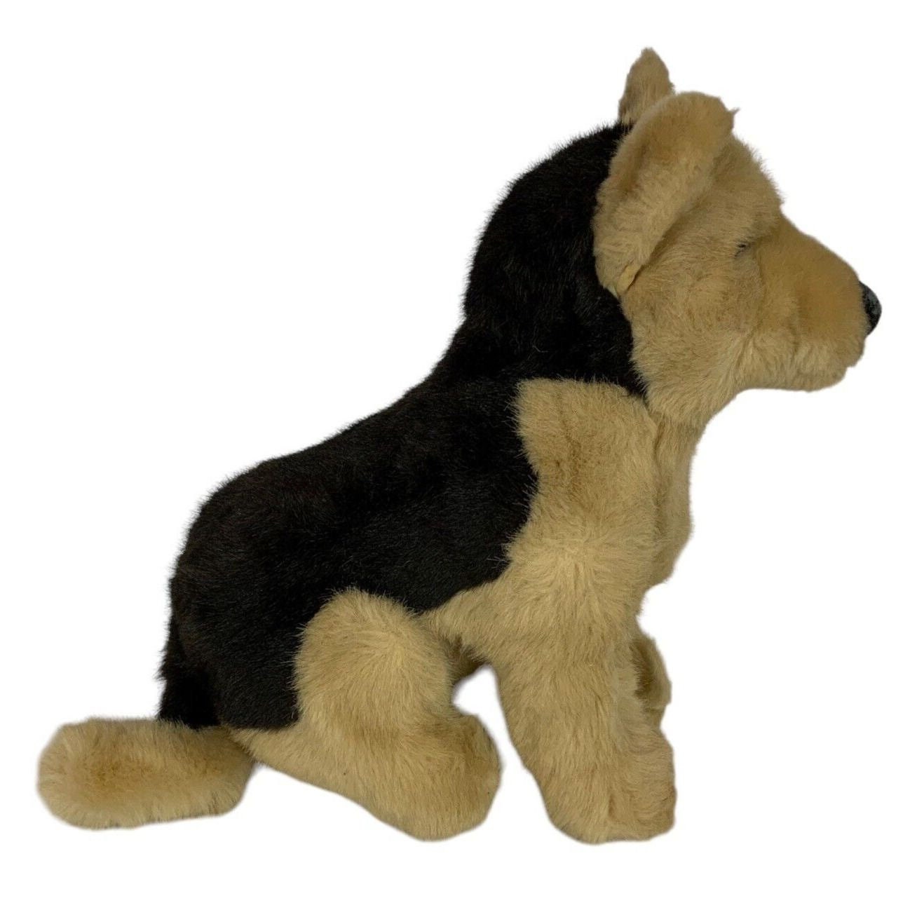 Aux Nations Plush German Shepherd Dog Small Seated Stuffed Animal Made ...