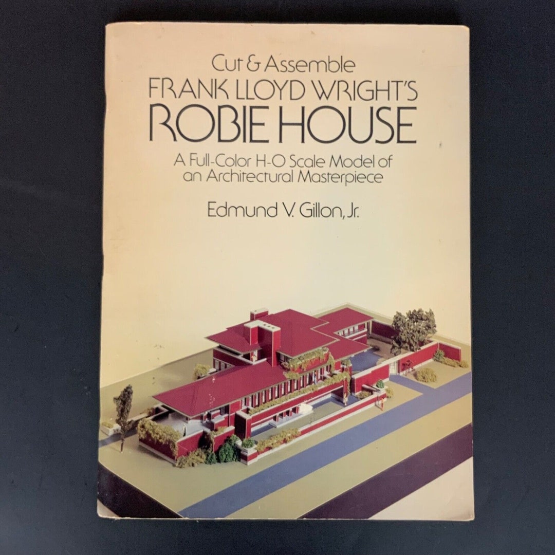 Frank Lloyd Wright's Robie House Cut and Assemble Activity - Etsy