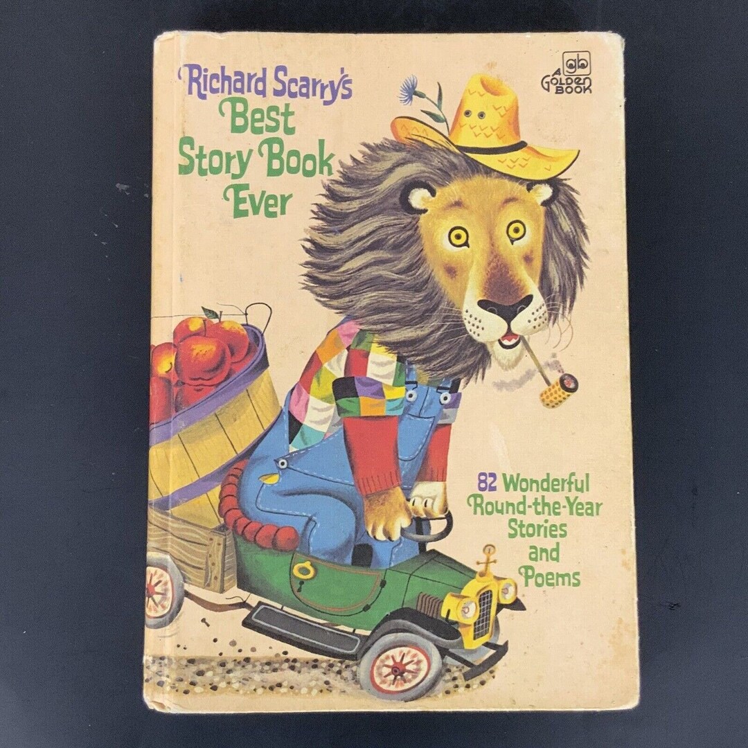 Richard Scarry's Best Story Book Ever A Golden Book - Etsy