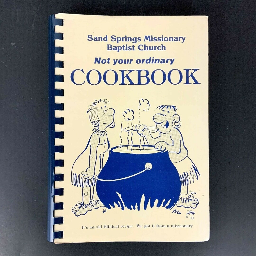 Sand Springs Missionary Baptist Church Cookbook Spiral Bound 1990s - Etsy