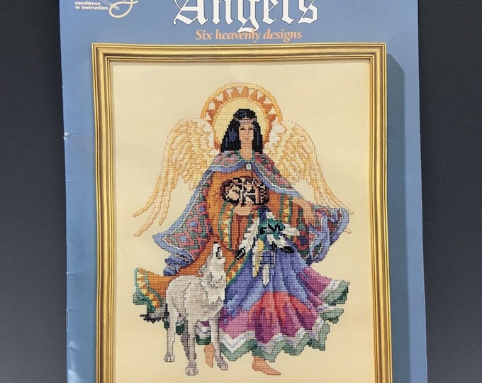 Barbara Baatz Angels Six Heavenly Designs Booklet of Cross Stitch ...