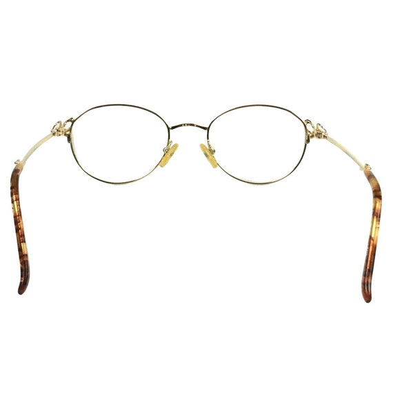 Joan Collins Lace Eyeglasses Glasses Frames Round Gol… - Gem