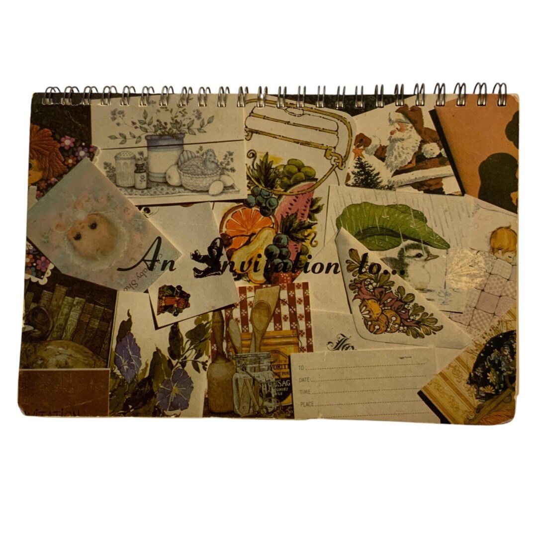 An Invitation To...vintage Spiral-bound Cookbook Arlington Junior ...