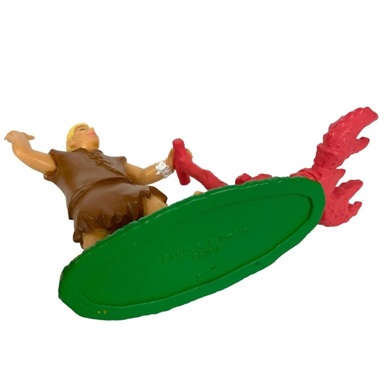 Flintstones Movie Barney Rubble Mowing Collectible Toy Figure - Etsy