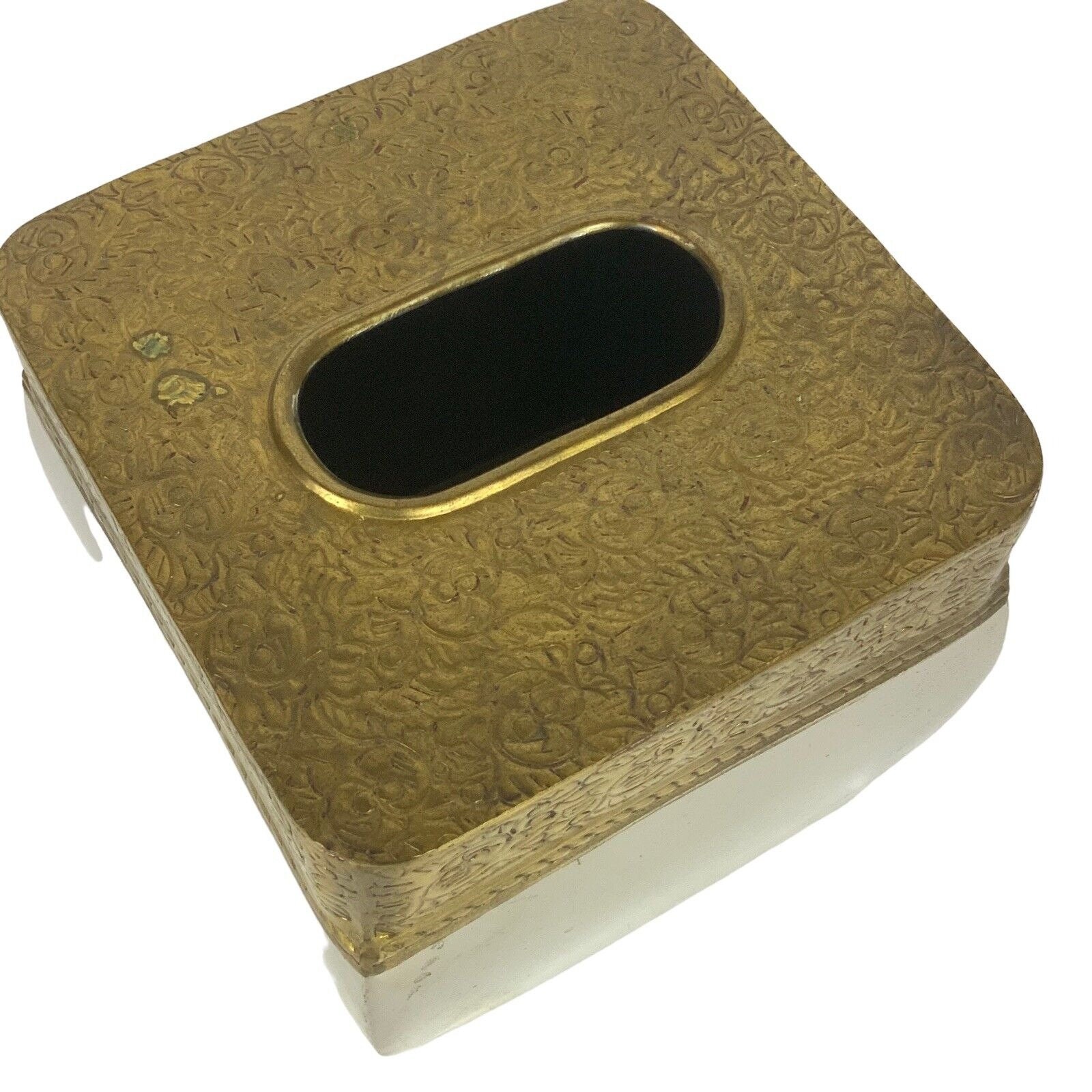 Veratex Tissue Box Cover Square Embossed Brass Chrome Shiny - Etsy Veratex Tissue Box Cover Square Embossed Brass Chrome Shiny - Etsy