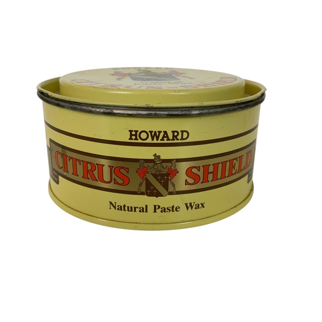 Howard Citrus Shield Natural Paste Wax 14 Oz With Carnauba Orange Oil ...