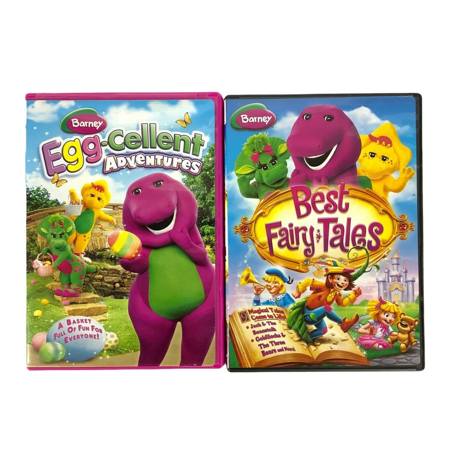 Barney & Friends 8 DVD Lot Animals Abcs Fairy Tales Farm Songs | Etsy