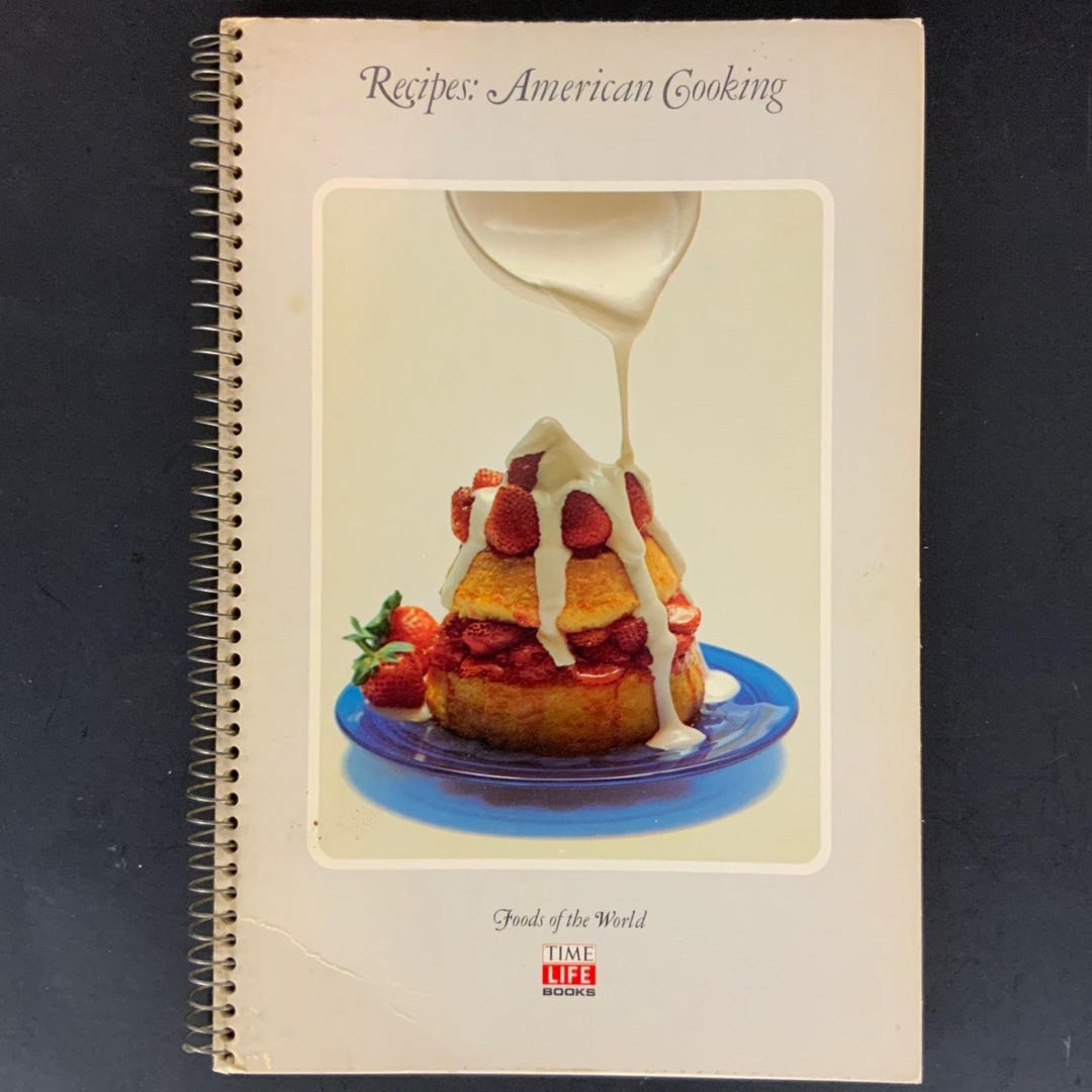 Vintage Time-life Foods of the World Series American Cooking Spiral ...