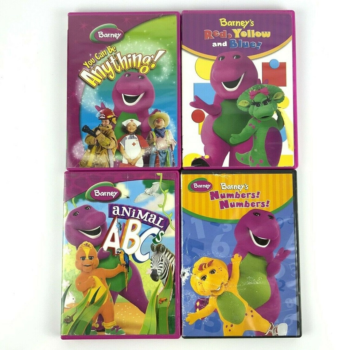 Barney & Friends 8 DVD Lot Animals Abcs Numbers Holiday Circus - Etsy
