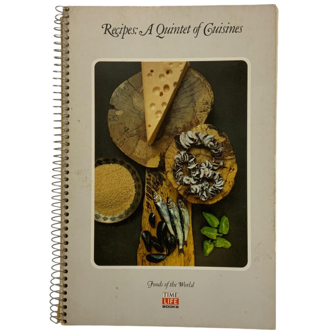 Vintage Time-life Foods of the World A Quintet of Cuisines Spiral ...