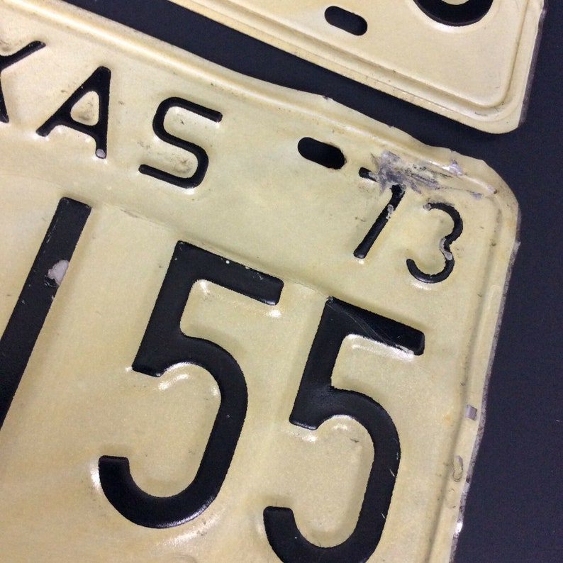Vintage Texas License Plates Pair 1973 HPM155 Lone Star - Etsy