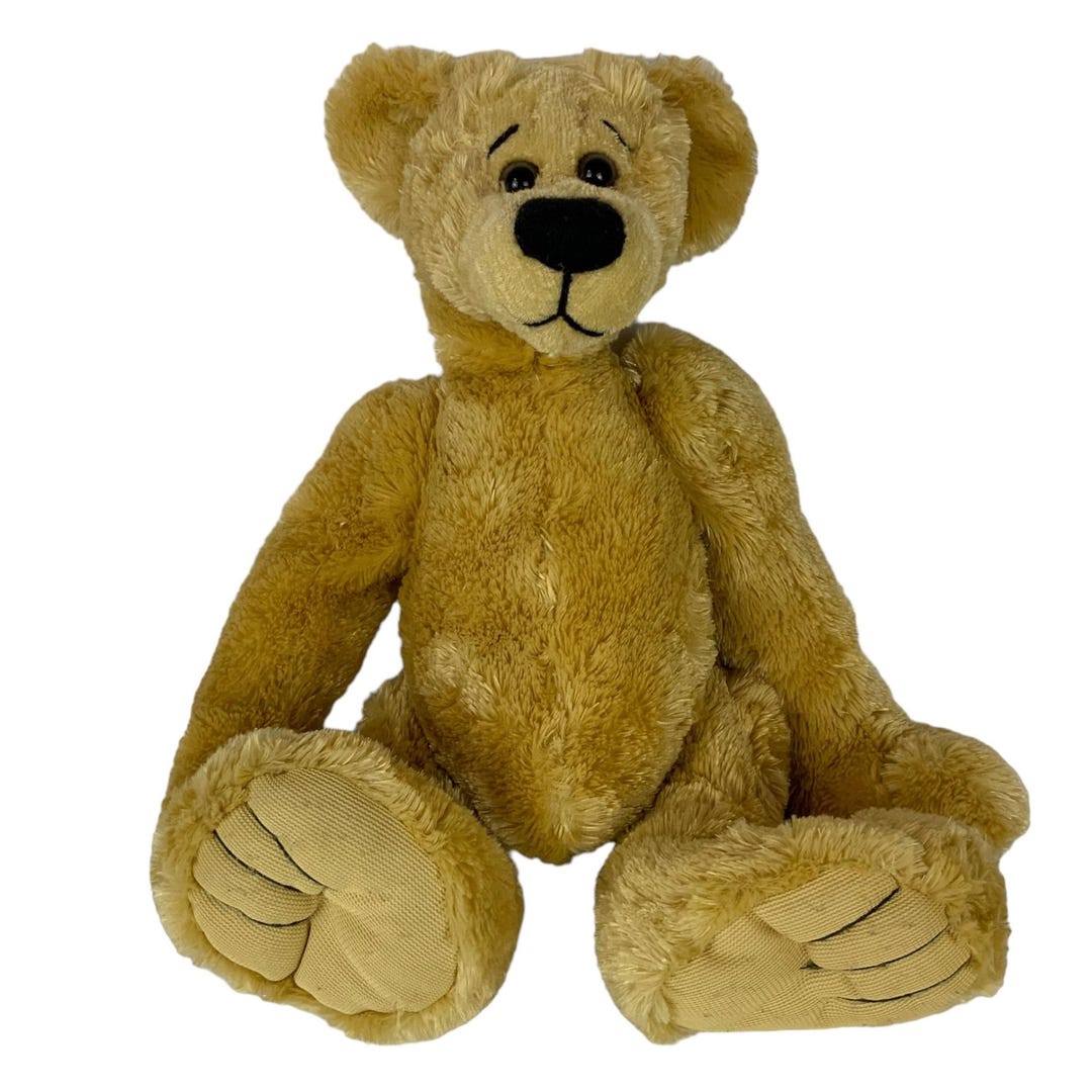 Teddy & Friends Sydney Australia Plush Bear Seated Big Paws Handmade in ...