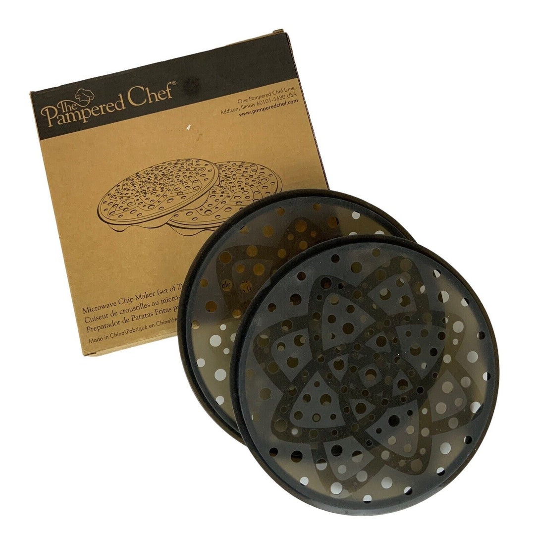 The Pampered Chef Microwave Potato Chip Maker 1241 Etsy