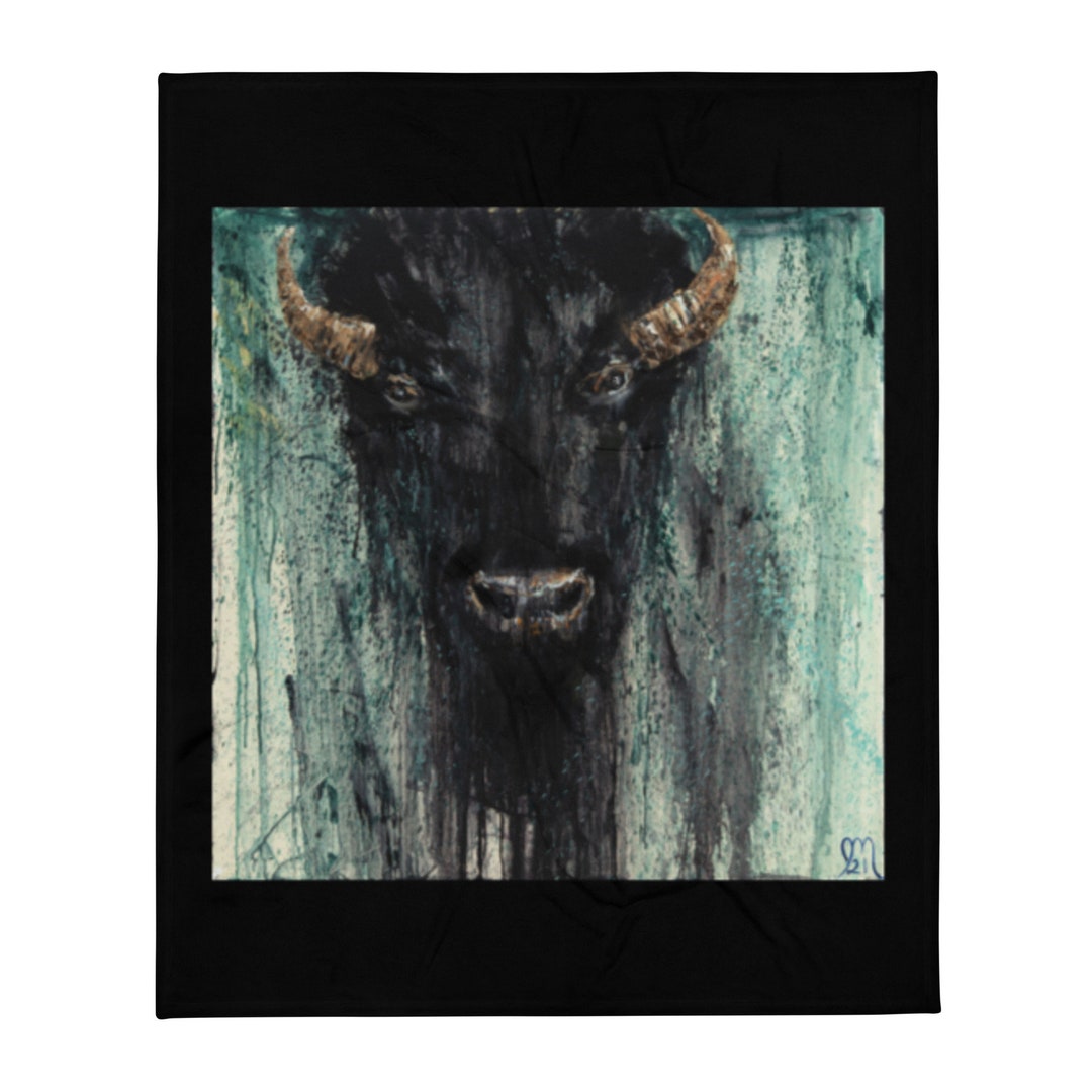 Bison Throw Blanket - Etsy