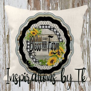 Farmhouse Design, Country Bless Our Farm Patchwork Design, Farmhouse ...