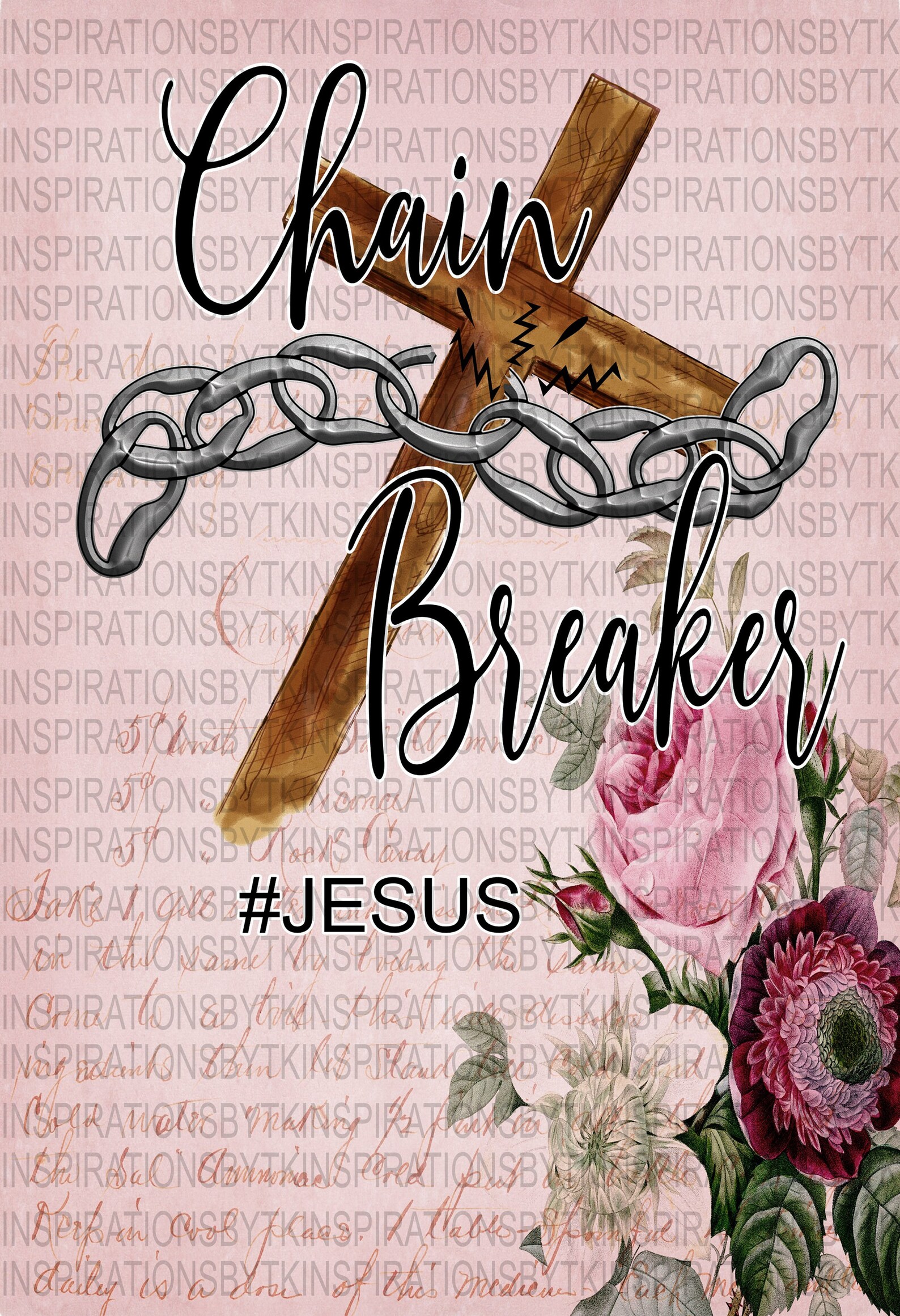 Chain Breaker With Cross Garden Flag Design, #jesus, Christian ...