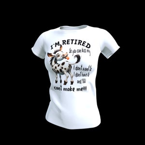 Donkey, I'm Retired I Don't Want to You Can't Make Me! Whimsical ...