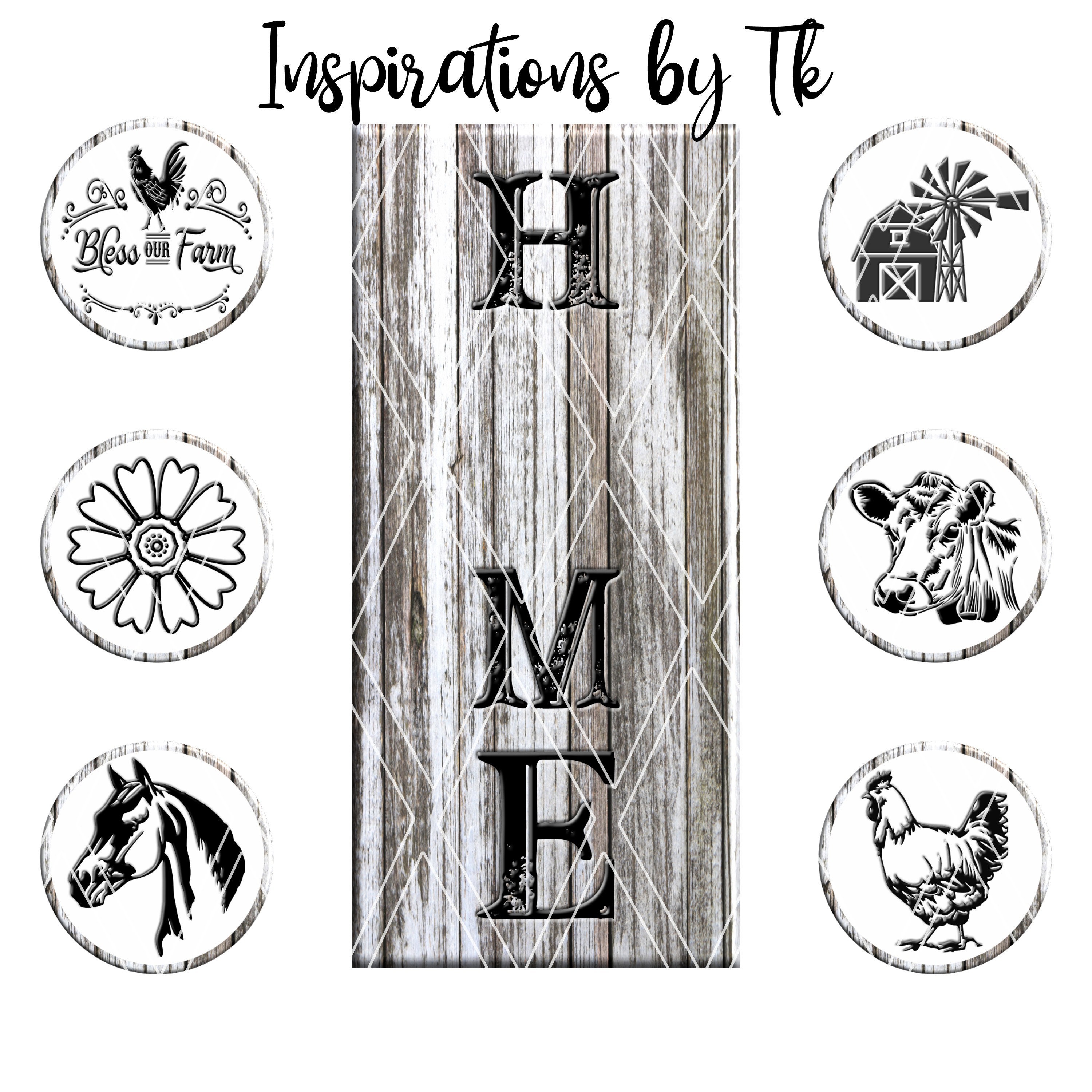 Home Board Weathered Wood Farmhouse Sublimation Design Base & | Etsy