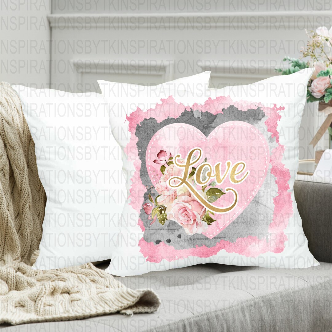 Bleeding Heart Love Watercolor Sublimation Design, Spring Design ...