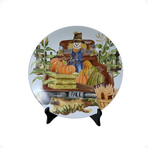 Happy Fall Scarecrow & Truck Design, 12 X 12 Fall Design, Autumn ...