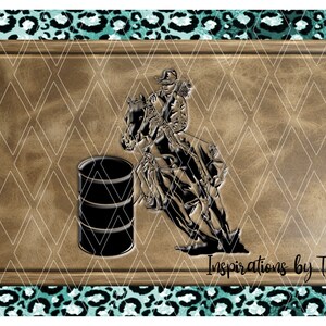 Barrel Racing, Rodeo, 20oz Skinny Tumbler Design, Horse, Country ...