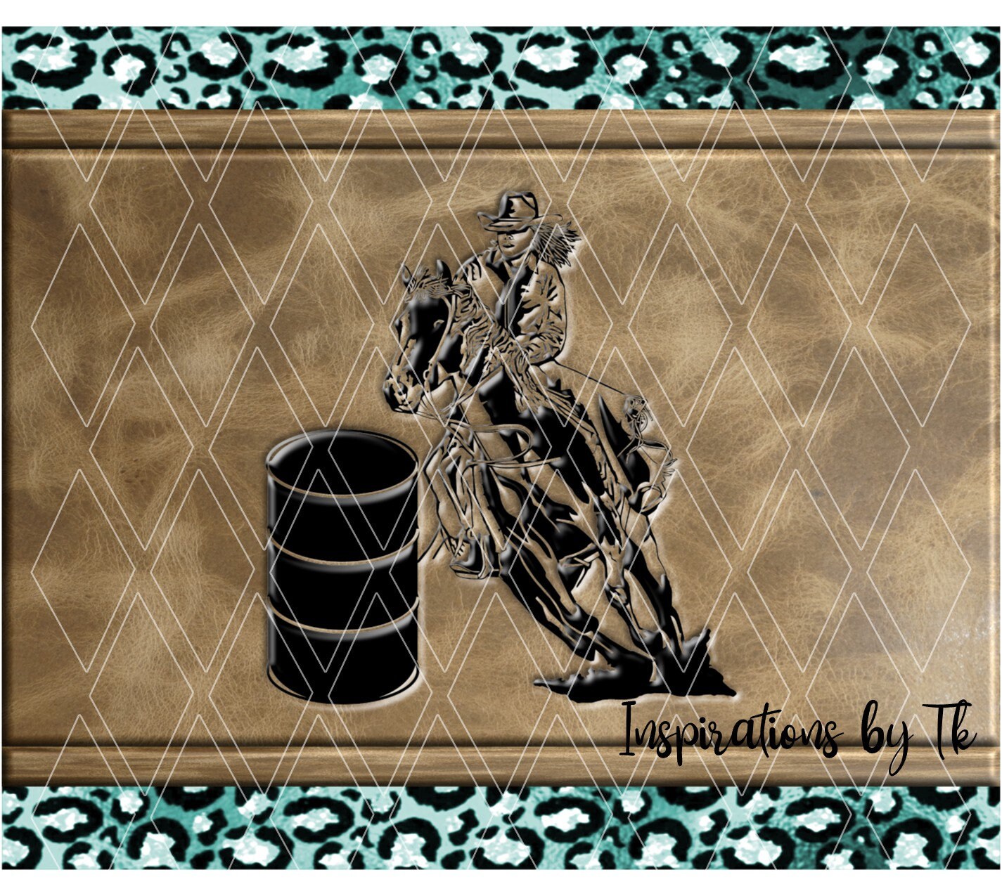 Barrel Racing, Rodeo, 20oz Skinny Tumbler Design, Horse, Country ...