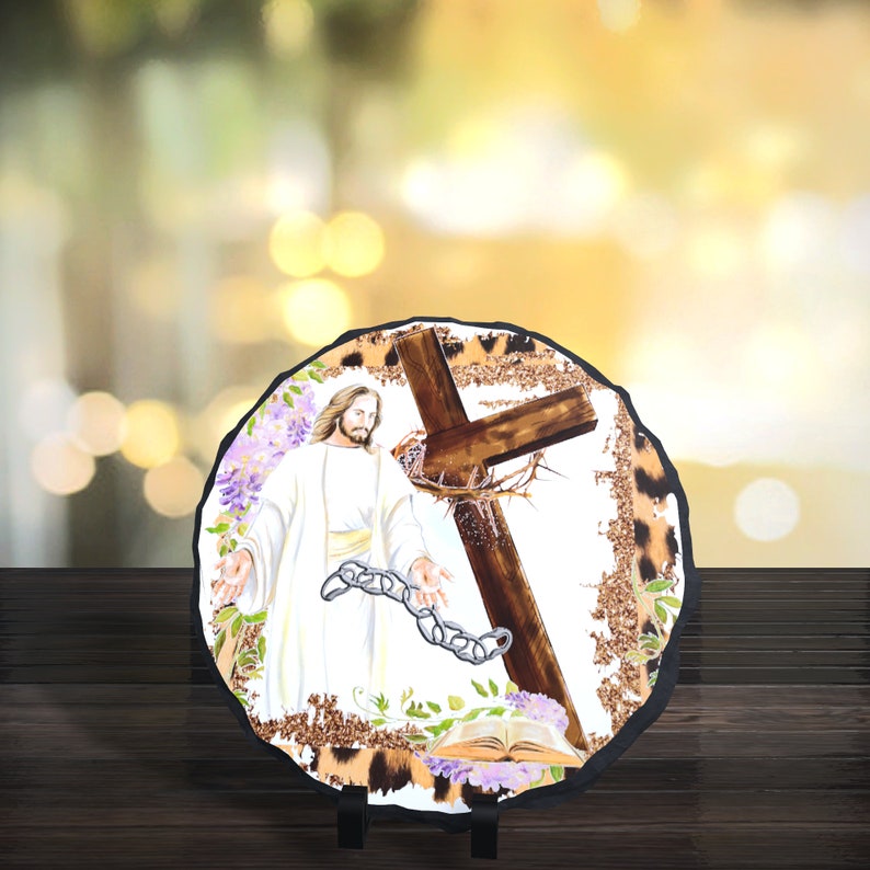 Jesus Cross & Broken Chain Design Jesus Christian - Etsy