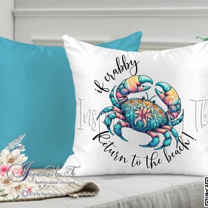 If Crabby Return to the Beach PNG Design, Humorous Ocean Design ...