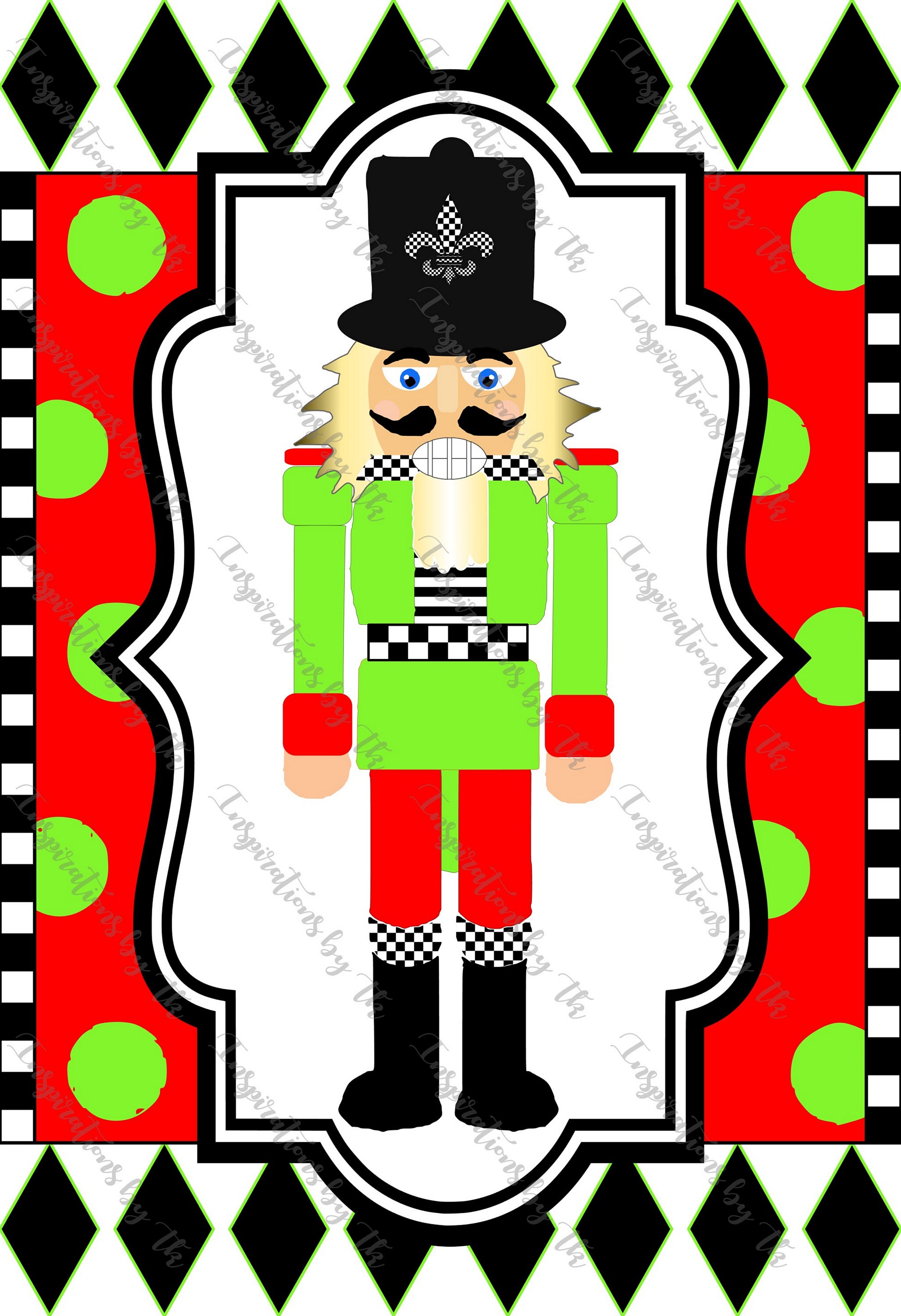 Whimsical Nutcracker Christmas Garden Flag Nutcracker | Etsy