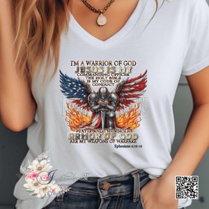 Warrior of God Design, Jesus, Christian, Religious, Whole Armor of God ...