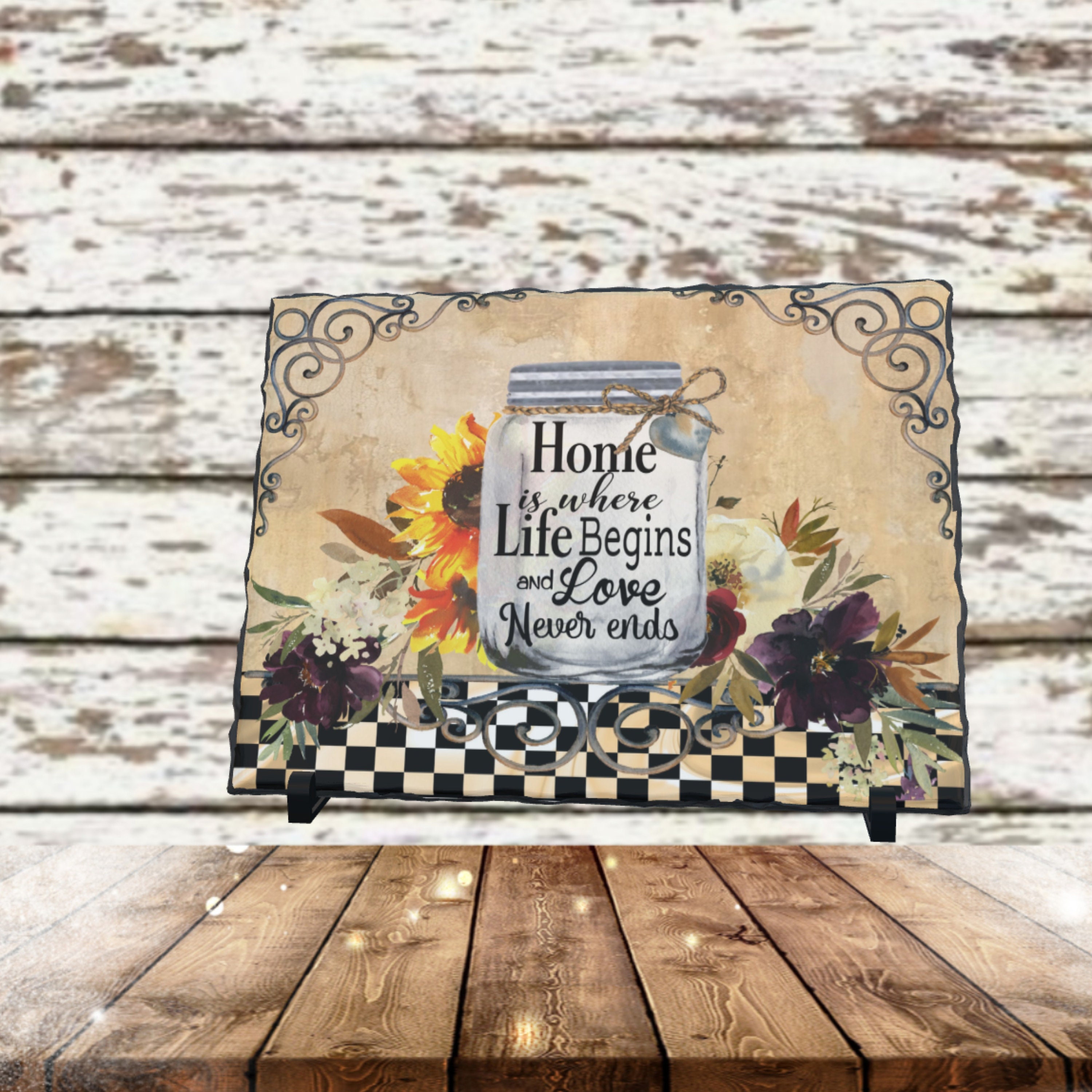 Home is Where Life Begins Design, 12 X 15 Design, Farmhouse Design ...